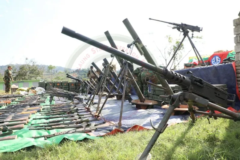 Following the capture of an army battalion from Namtu, the Ta'ang ...