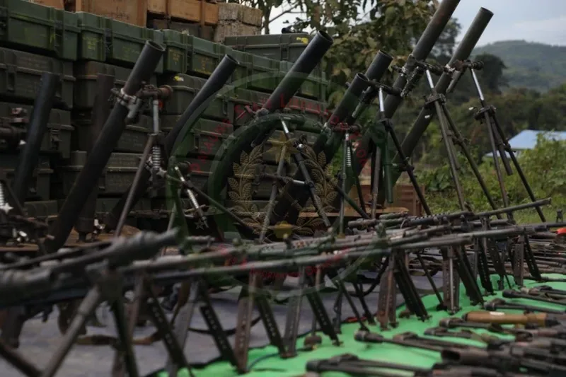 Following the capture of an army battalion from Namtu, the Ta'ang ...