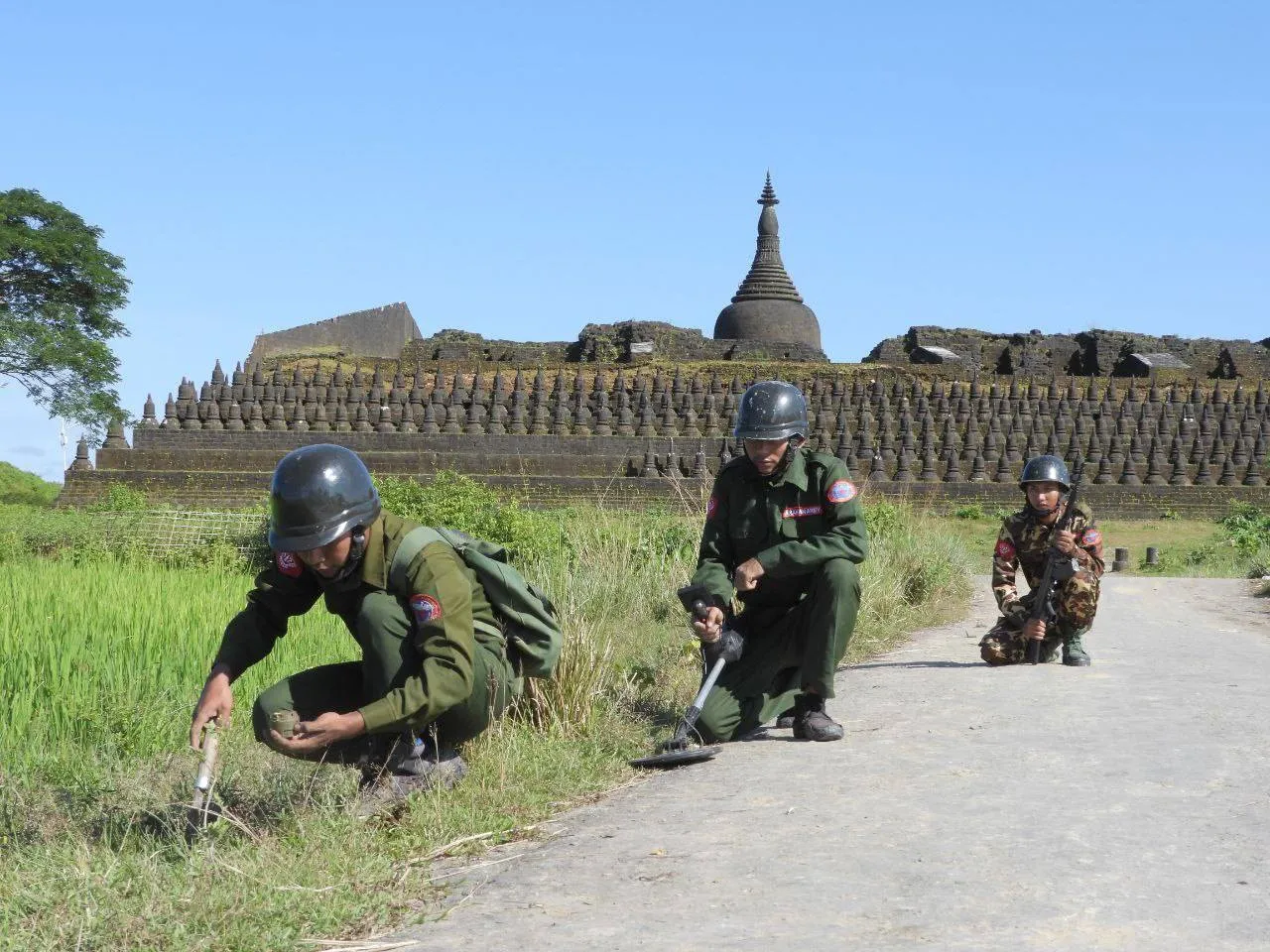 AA initiates landmine removal in Mrauk-U, Arakan’s heritage site