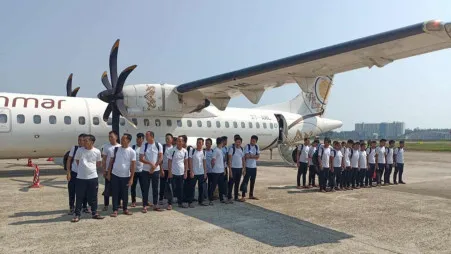 Forty Myanmar citizens, comprising 34 junta forces, repatriated to ...