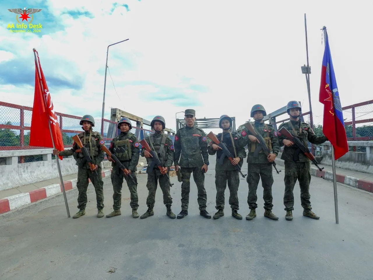 Kyaukphyu battle calm recently but both sides bolstering forces for combat