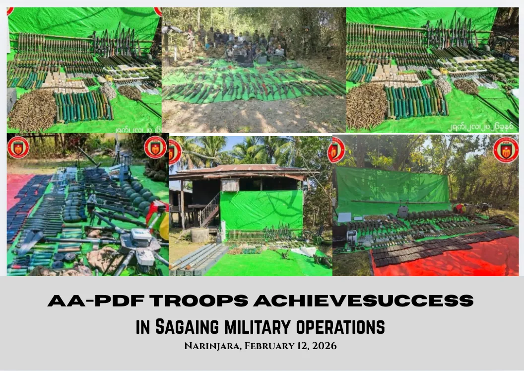 AA-PDF troops achieve success in Sagaing military operations